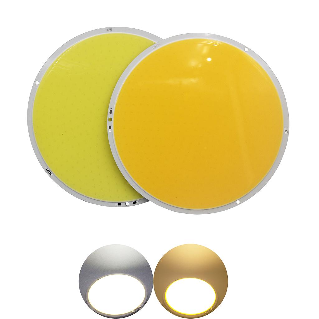 200W LED COB Module LED COB Round Panel DC 12V 160mm PCB 150mm Emitting ...